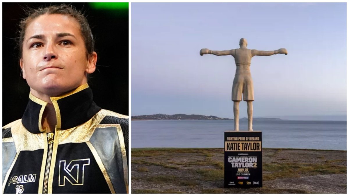 Katie The Redemer - Statue of Katie Taylor pops up in Bray ahead of ...