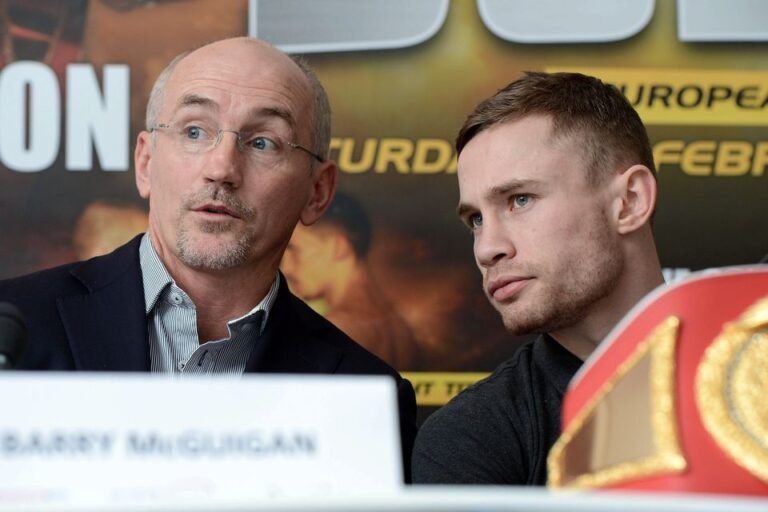 'Nothing Without Me' - Barry McGuigan Suggests McGuigan's Made Carl ... 'Nothing Without Me' - Barry McGuigan Suggests McGuigan's Made Carl ...