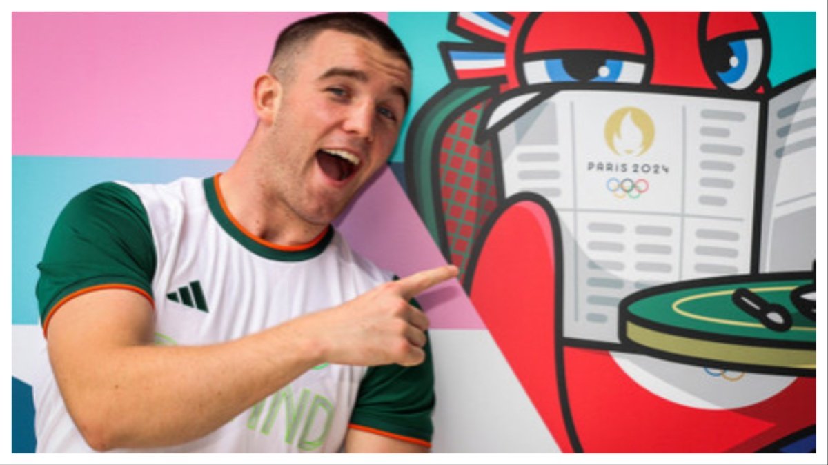 Flower Power - Jack Marley smelling the Parisian roses - Irish Boxing