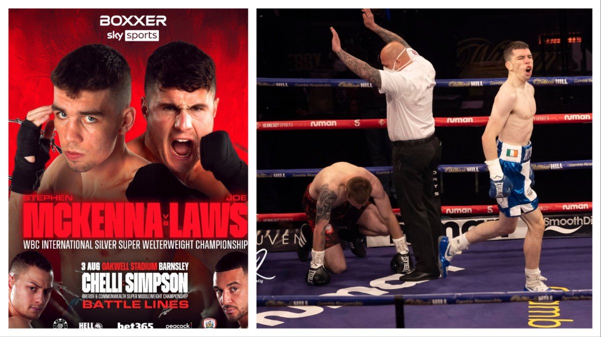 'PURE CARNAGE' - Stevie McKenna makes Joe Laws prediction - Irish Boxing