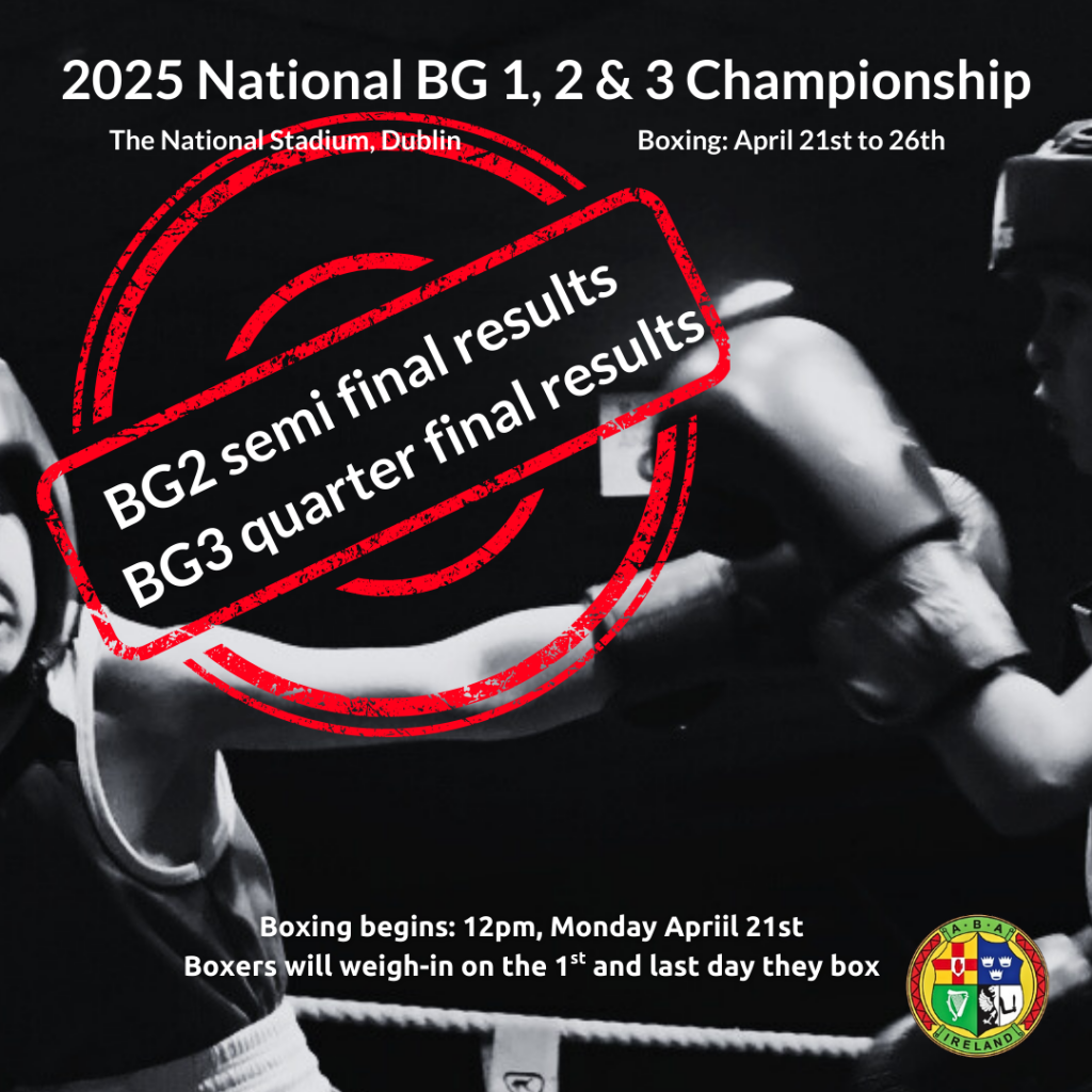 IABA Share Up-Dated 2025 IABA Competition Calendar - Irish Boxing